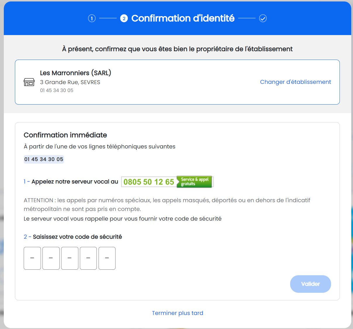 Associer un établissement à mon espace Solocal Manager – Assistance Solocal
